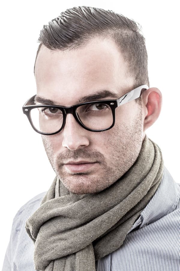 Arbeiten Sie Mannportrait Um Stockfoto - Bild von attraktiv ...