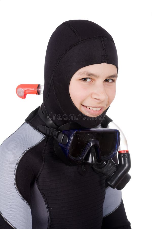 Junger Taucher stockfoto. Bild von jugendlicher, taucher - 7830742