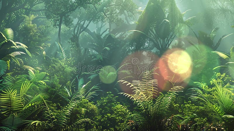 Jungle forest background stock footage. Video of lush - 308235360