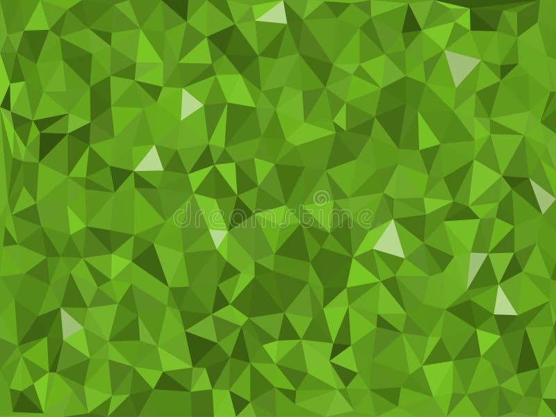 Jungle -green Triangular Pattern - Triangles Mosaic Stock Vector ...