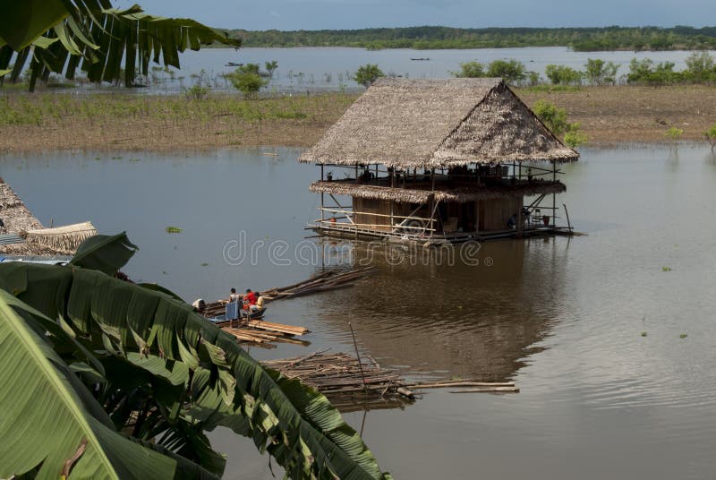 House built over a River. stock image. Image of england - 15116201