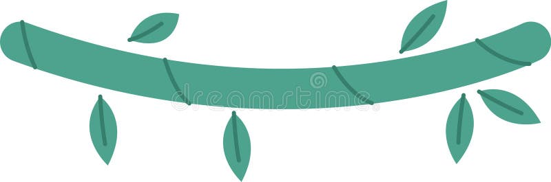 Jungle Liana Plant stock vector. Illustration of tropical - 312274389