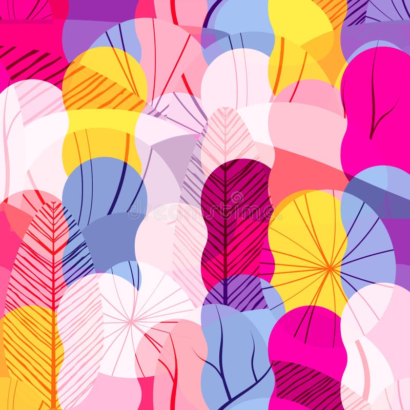 Multicolored Seamless Pattern. Neon Print. Repeated Multicolor Patterns ...