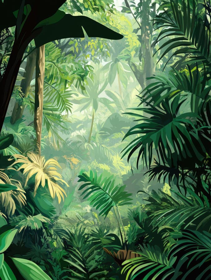 Jungle Pathway stock image. Image of fauna, density - 364279785