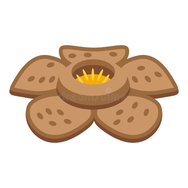 Jungle Rafflesia Icon Isometric Vector. Nature Forest Stock ...