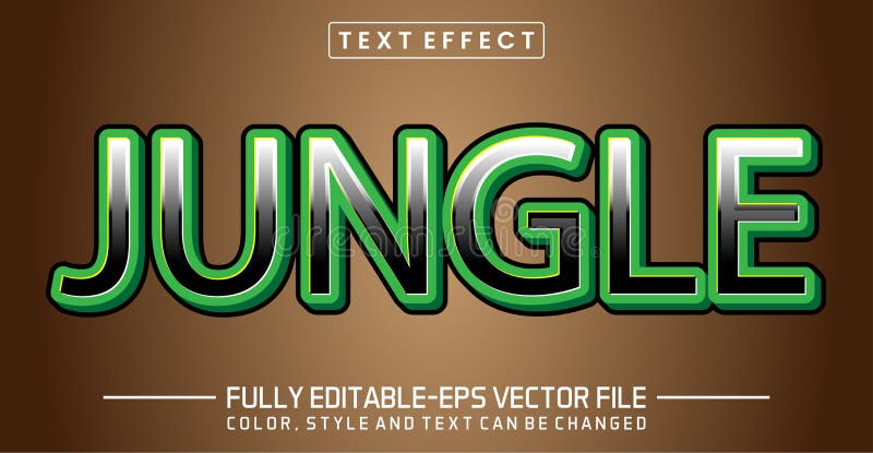 Jungle Text Effect Stock Illustrations – 728 Jungle Text Effect Stock Illustrations, Vectors ...