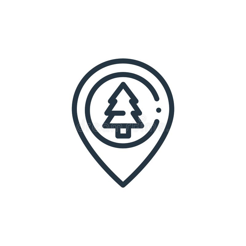 Jungle Vector Icon. Jungle Editable Stroke. Jungle Linear Symbol for ...