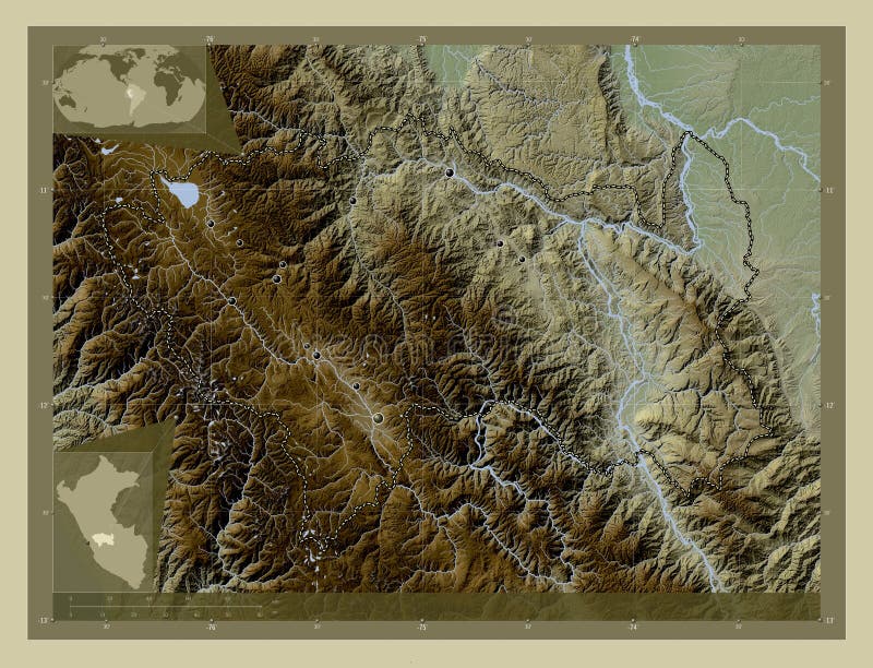 Junin, Peru. Wiki. Major Cities Stock Illustration - Illustration of ...