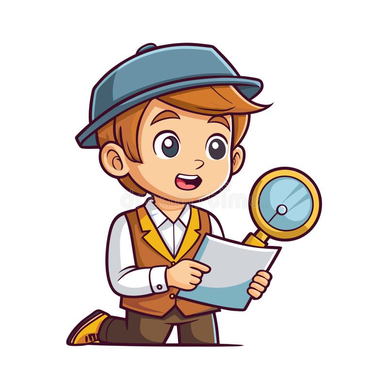 Junior Architect Cartoon Boy Designing Buildings Stock Vector ...