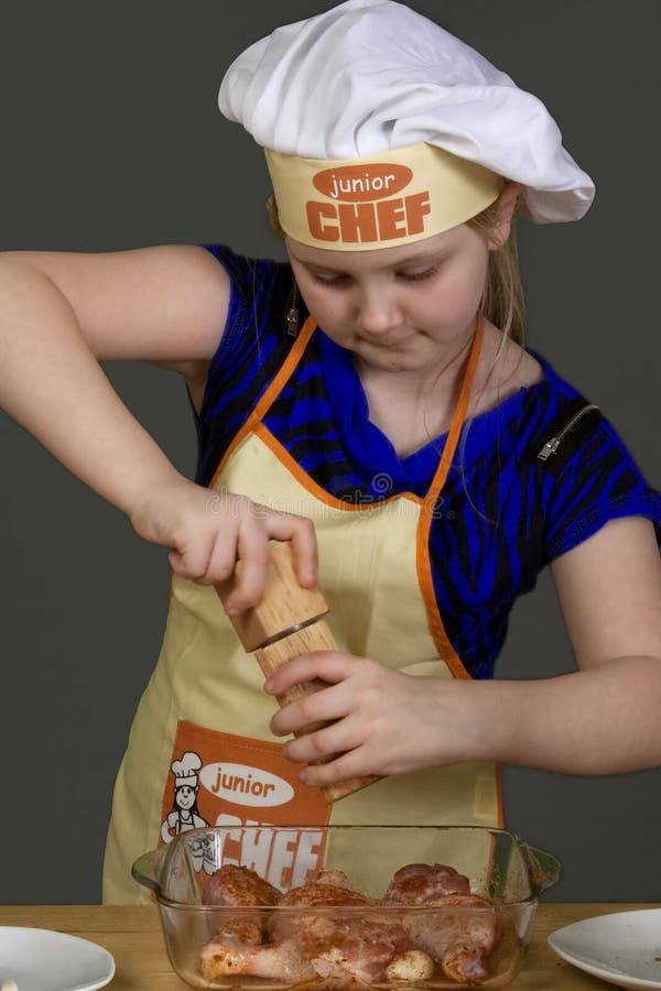 Junior Chef stock image. Image of preparing, cooking - 12721675