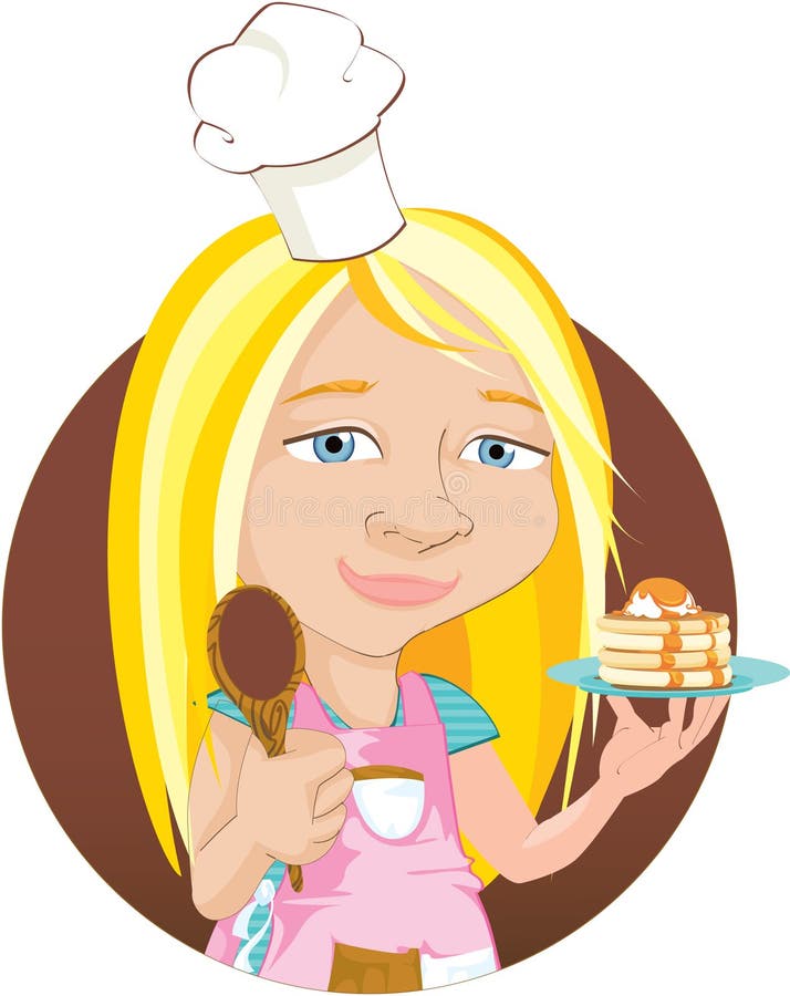 Junior Chef Illustration stock illustration. Illustration of food ...