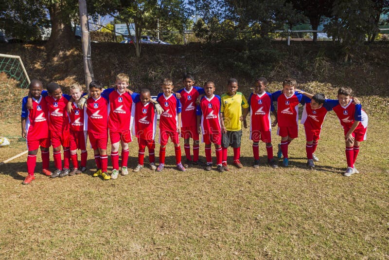 Junior Football Soccer Handshakes Editorial Stock Photo - Image of ...