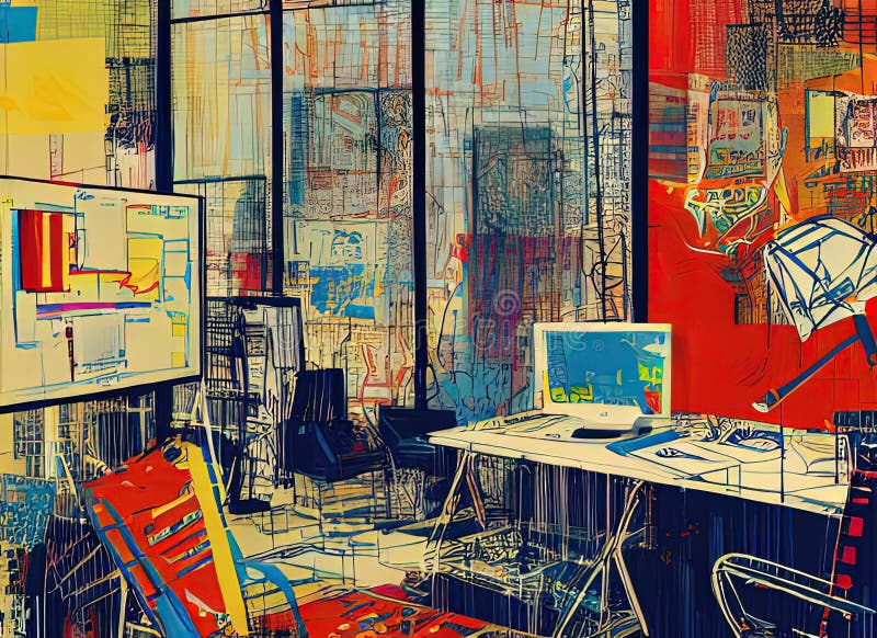 Junior Front End Developer Job Fictional Work Environment. Stock ...