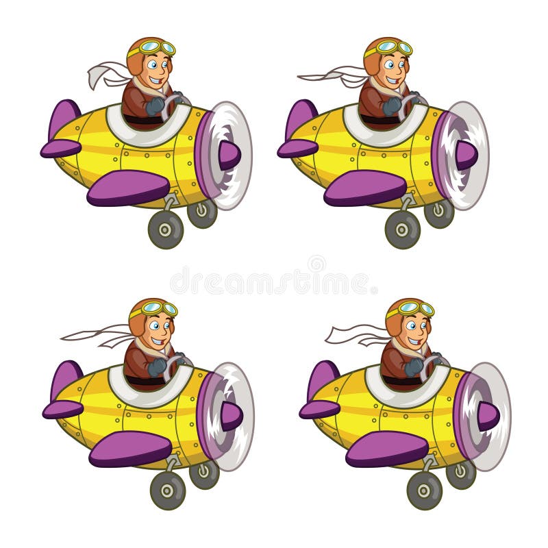 Rat Pilot Animation Sprite stock illustration. Illustration of sprite ...