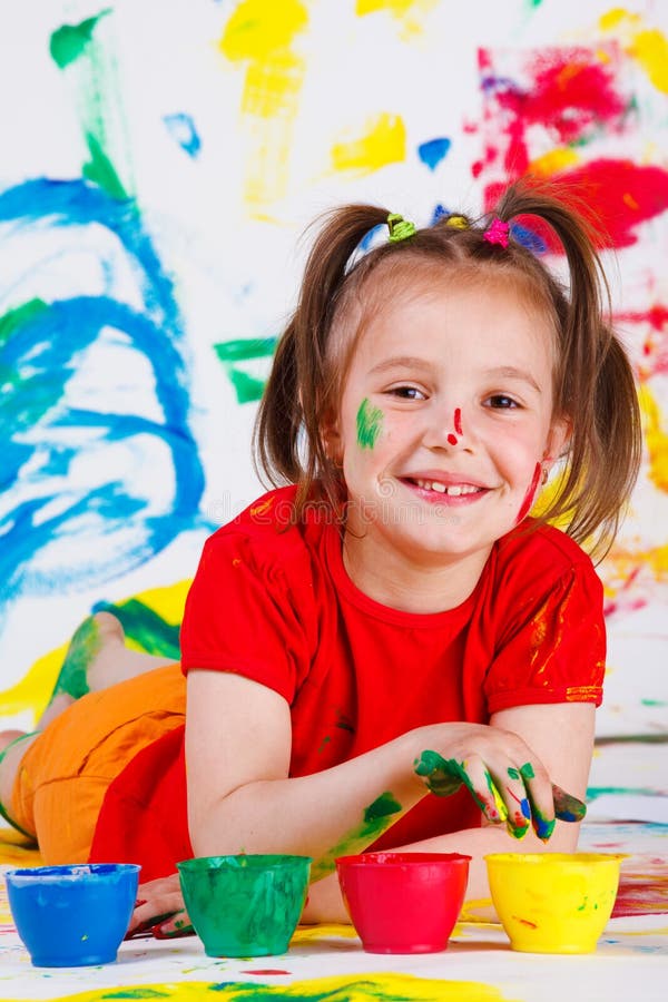Student Drawing on White Peper Top View Zoom in Full Frame Stock Photo ...