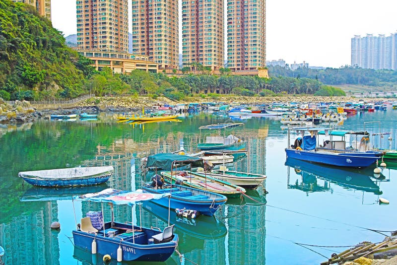 Junk Bay, hong kong 2016 editorial stock image. Image of house - 72084429