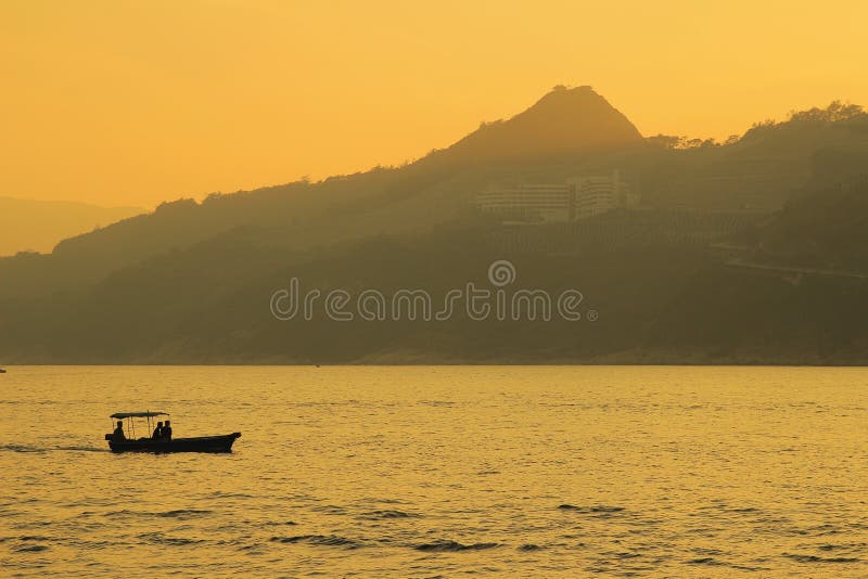 Junk Bay, Tseung Kwan O Bay Stock Image - Image of orange, keng: 53249609