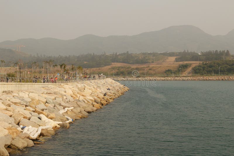 Junk Bay, Tseung Kwan O Bay Stock Image - Image of local, landscape ...