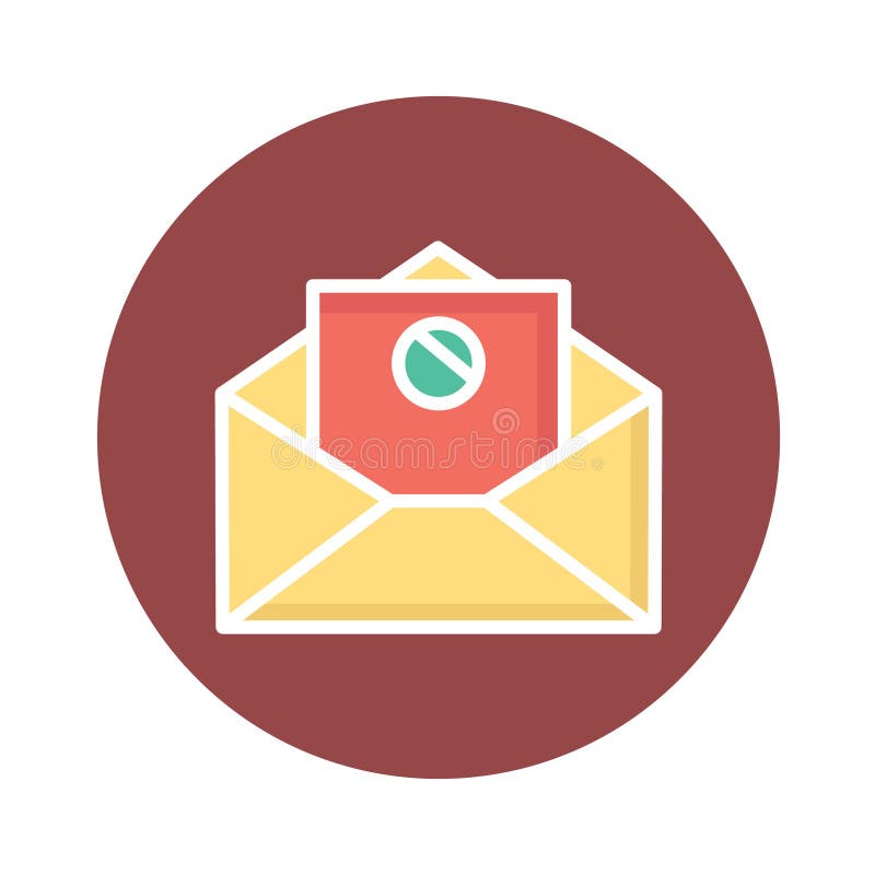 Junk Email Isolated Vector Icon Which Can Easily Modify or Edit Stock ...