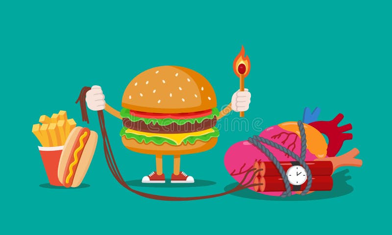 Unhealthy Food Bomb Stock Illustrations – 42 Unhealthy Food Bomb Stock ...