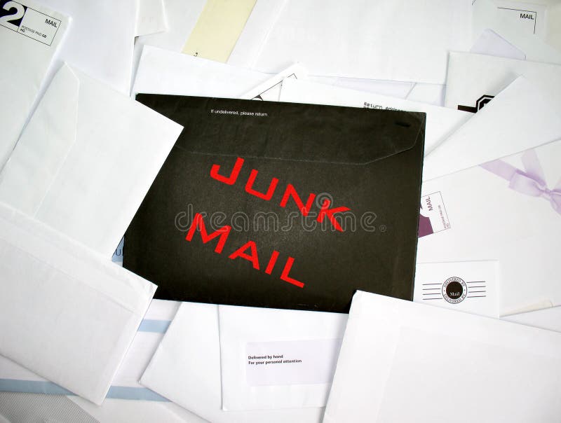 Junk mail stock photo. Image of black, cold, inbox, service - 2751174