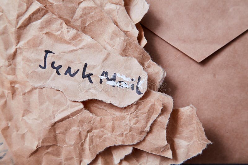 Junk Mail Or Spam And Fake Letter Idea. Concept For Unsolicited Mail Or ...