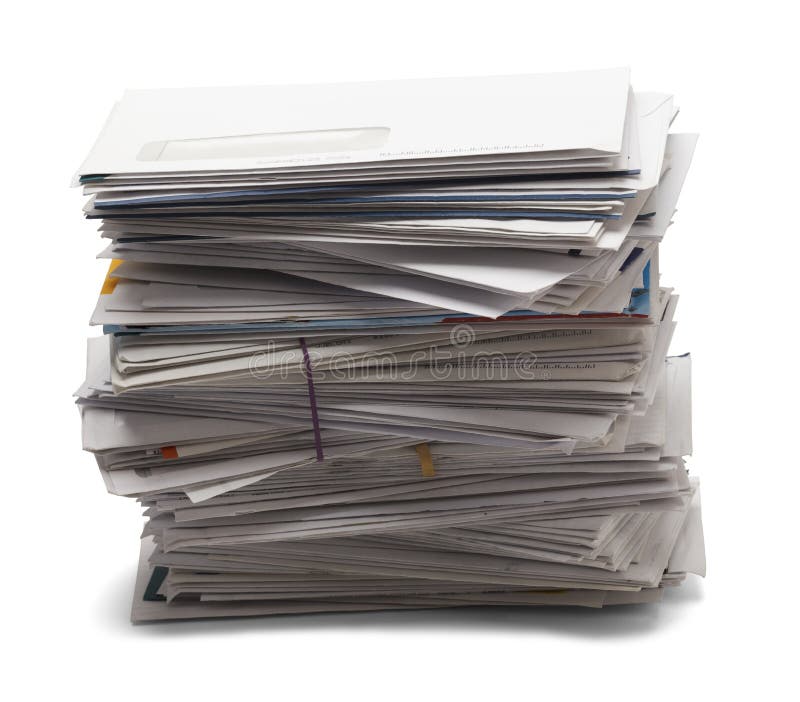Stack of mail stock image. Image of post, communication - 28655715
