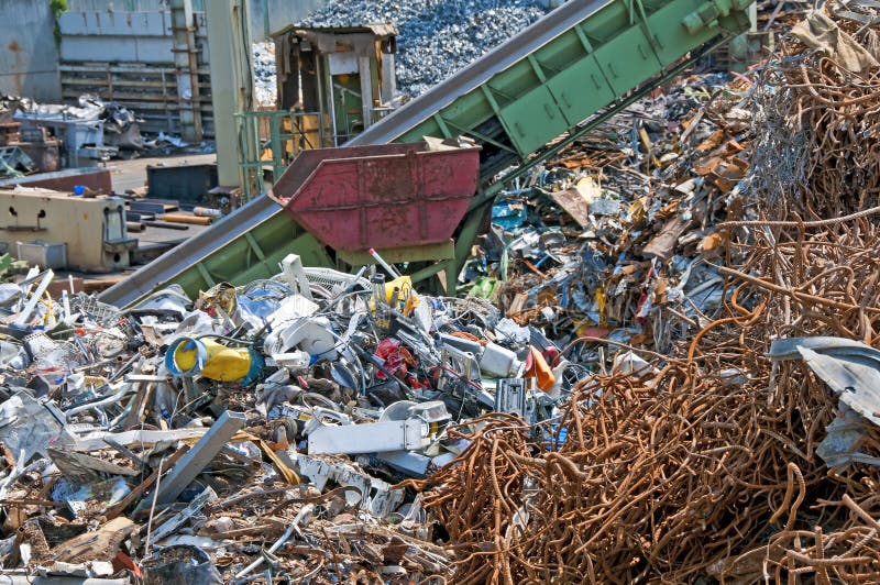 Junk yard stock photo. Image of waste, company, primary - 20455312
