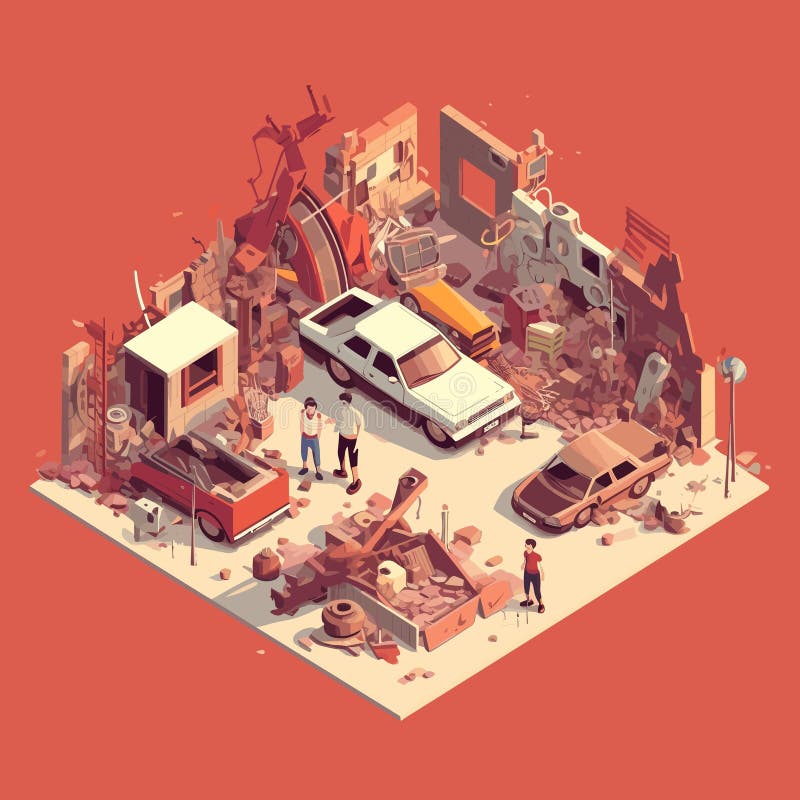 Scrap Yard Truck Stock Illustrations – 83 Scrap Yard Truck Stock ...