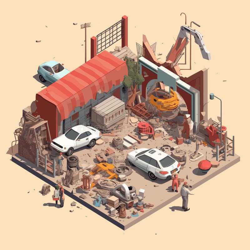 Junk Yard Stock Illustrations – 812 Junk Yard Stock Illustrations ...