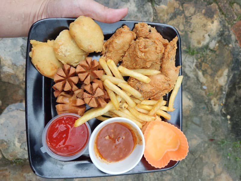 Junkfood for break time stock image. Image of french - 265101825