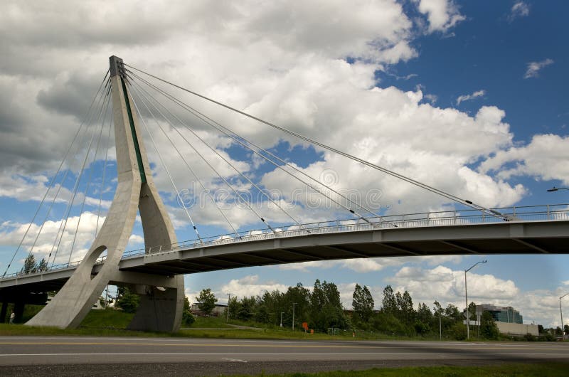 Juno Beach Memorial Pedestrian Bridge Ottawa Ontario Editorial Photo ...