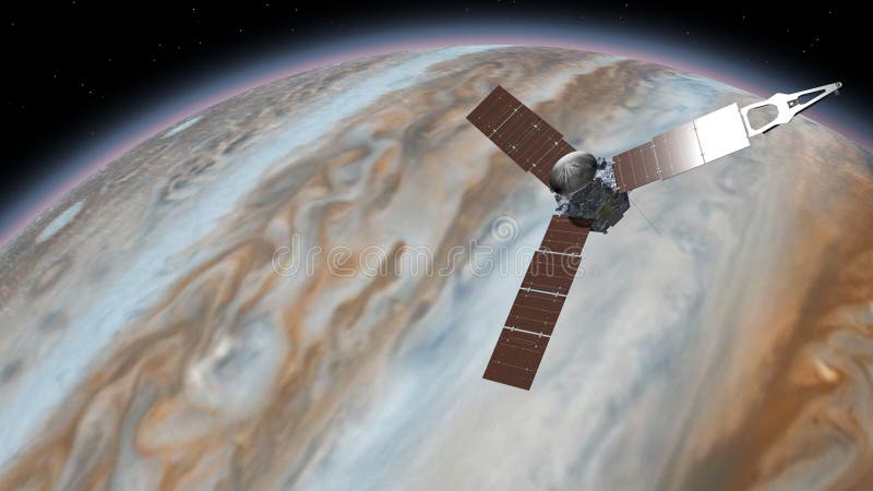 Juno is a NASA Space Probe Orbiting the Planet Jupiter. Jupiter Planet ...