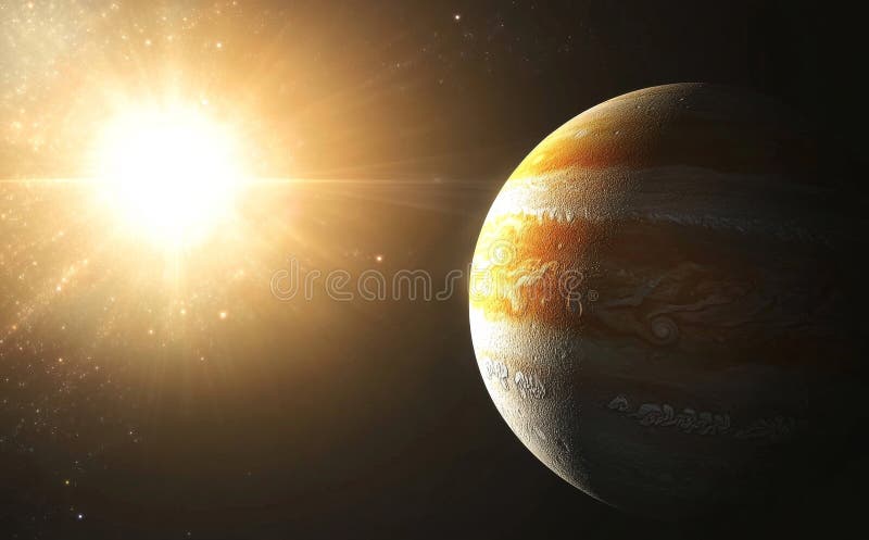 The Juno Satellite Orbits Jupiter. NASA Provided the Elements of this ...