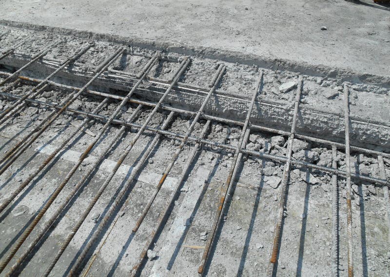 Junta Concreta De La Construcción Foto de archivo - Imagen de detalle ...