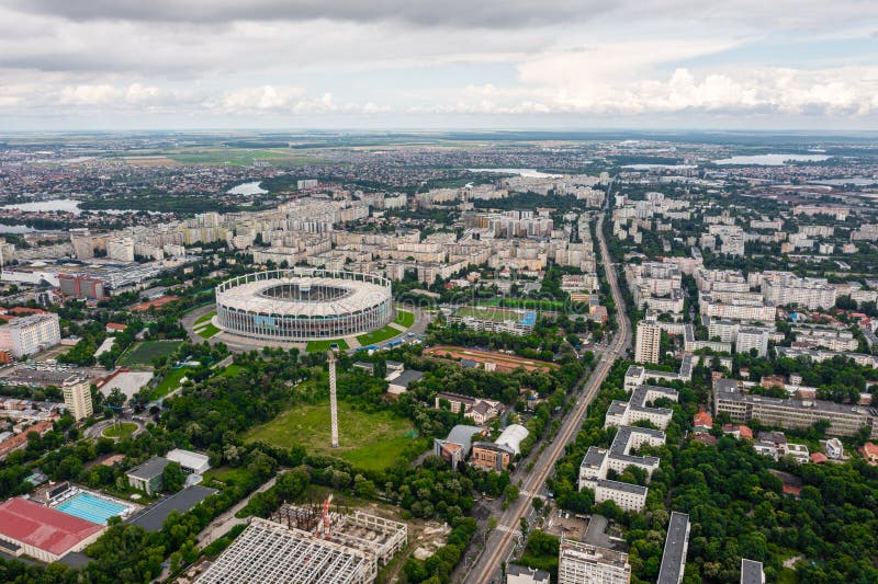 Juny, 2021 - Bucharest, Romania: National Bucharest, Looking Down ...