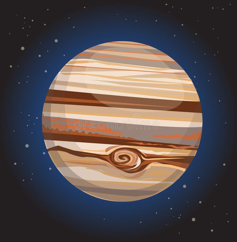 Abstract jupiter stock illustration. Illustration of creativity - 10539090