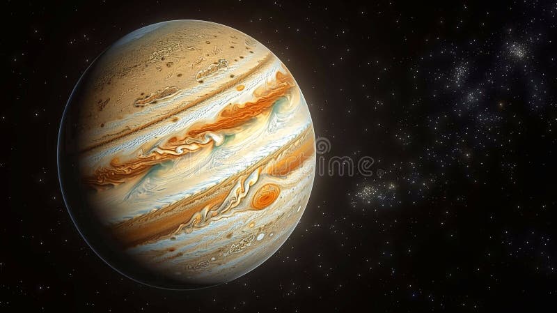 Jupiter Displays Its Striking Cloud Bands and a Prominent Great Red ...