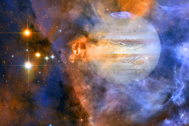 Jupiter. Elements of this Image Furnished by NASA Stock Photo - Image ...