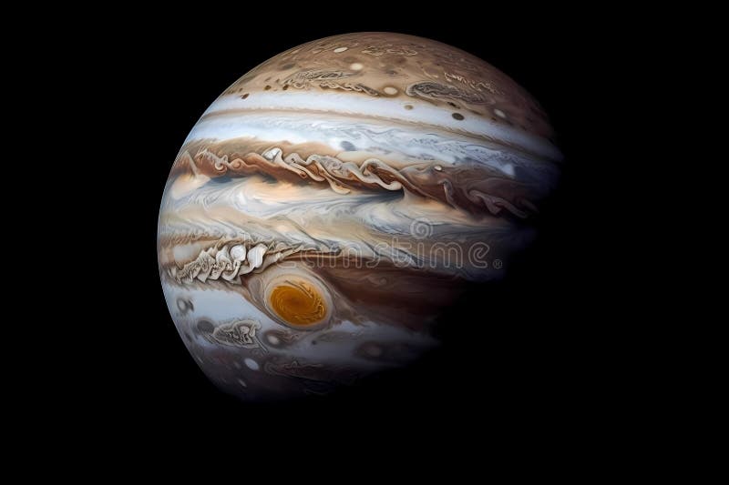 Planet Jupiter (Generative AI) Stock Illustration - Illustration of ...