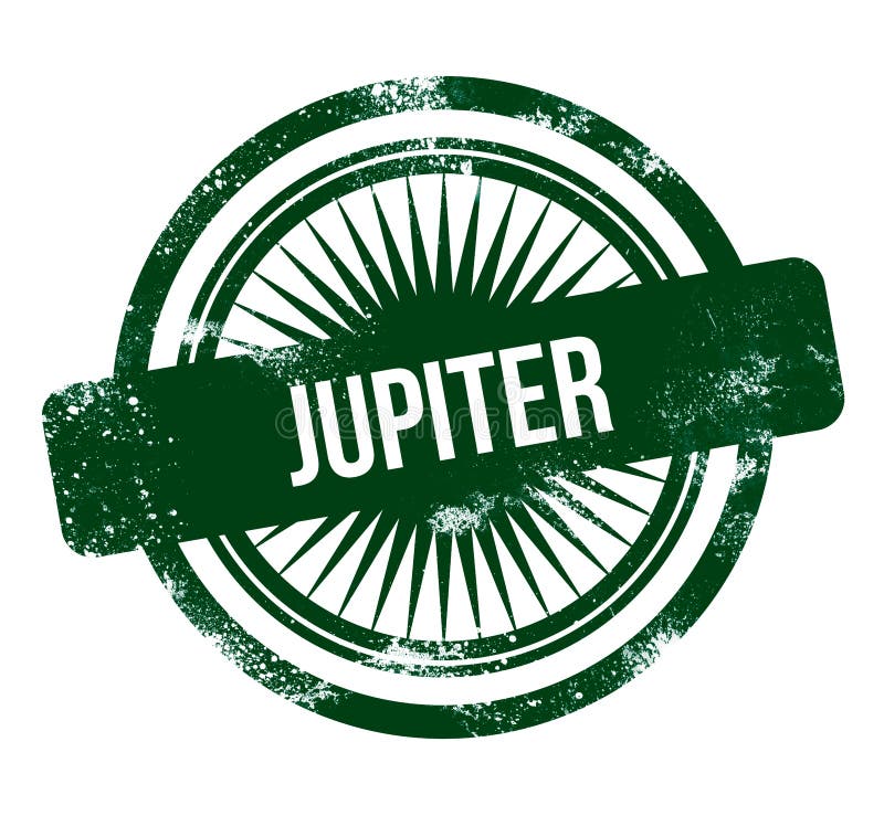 Jupiter - Green Grunge Stamp Stock Illustration - Illustration of ...