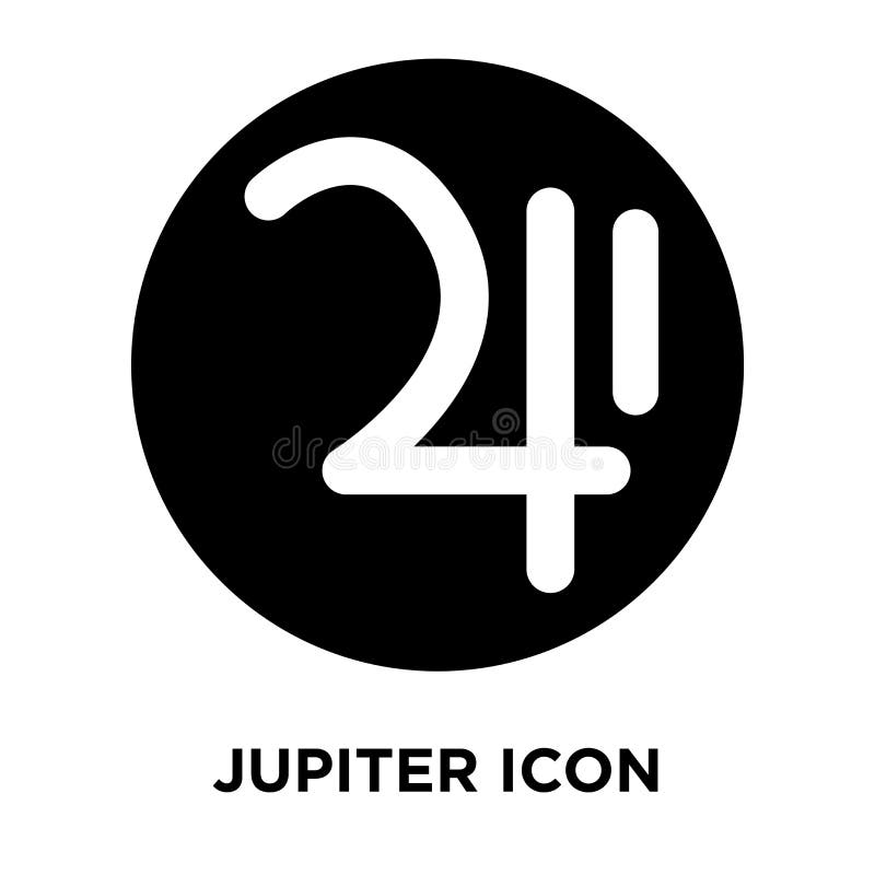 Jupiter Icon Vector Isolated on White Background, Logo Concept O Stock ...