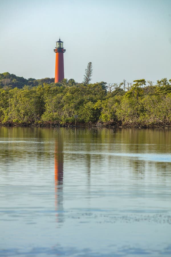 Jupiter Inlet Lighthouse stock photo. Image of twilight - 171065664