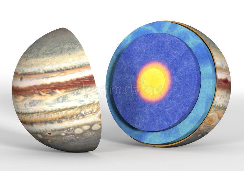 Giant planet rise stock illustration. Illustration of planet - 2535143