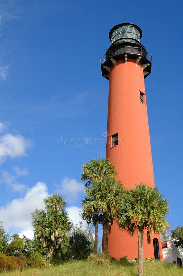 Jupiter Lighthouse stock image. Image of bright, light - 13098643