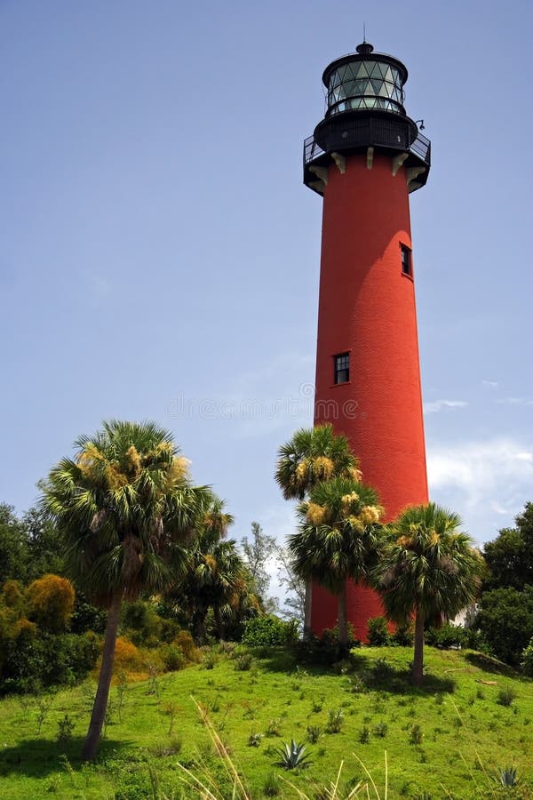 Jupiter Lighthouse stock image. Image of shell, places - 20837663
