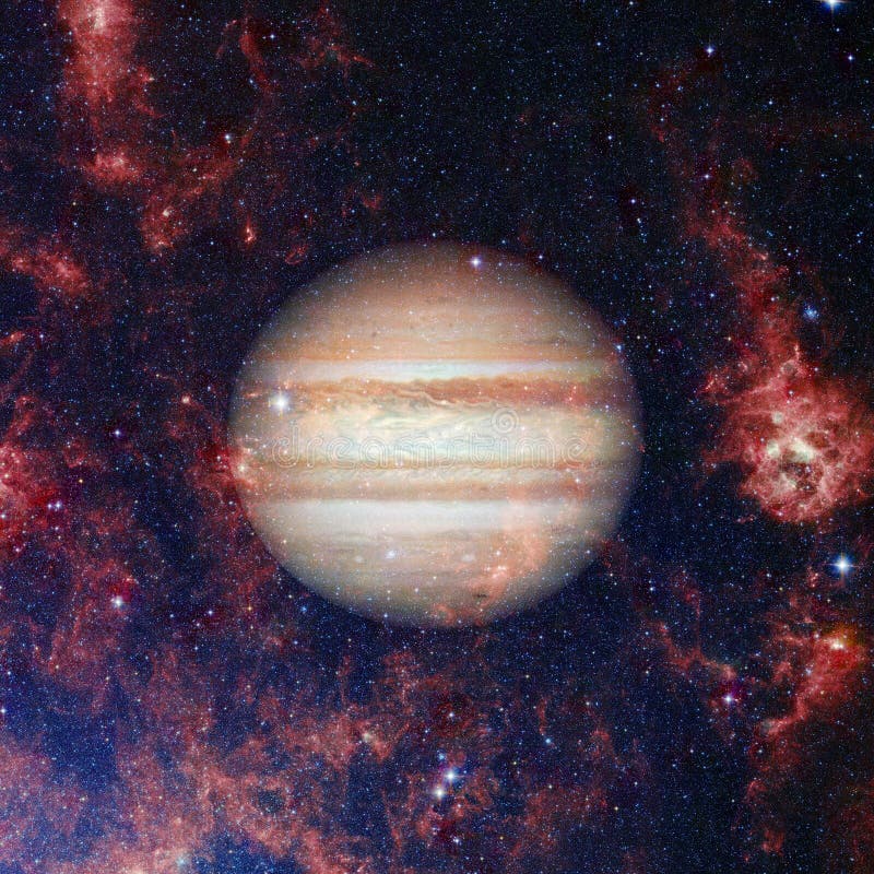 Jupiter in Outer Space. Elements of this Image Furnished by NASA Stock ...