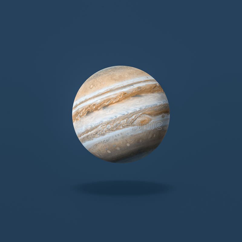 Jupiter Planet Space Shadow Stock Illustration - Illustration of ...