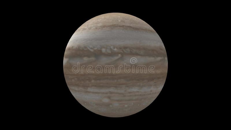 Jupiter Planet and the Great Red Spot Animation Background Stock ...