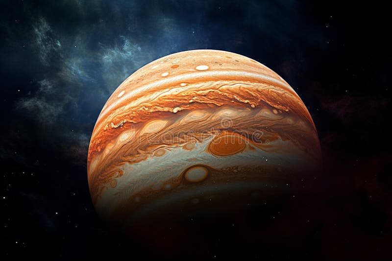 Jupiter Planet. Generative Ai Stock Illustration - Illustration of nasa ...
